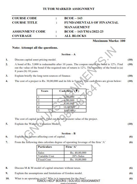 IGNOU BCOE-143 SOLVED ASSIGNMENT 2022-23 ENGLISH MEDIUM IGNOU BCOE-143 SOLVED ASSIGNMENT 2022-23 ENGLISH MEDIUM