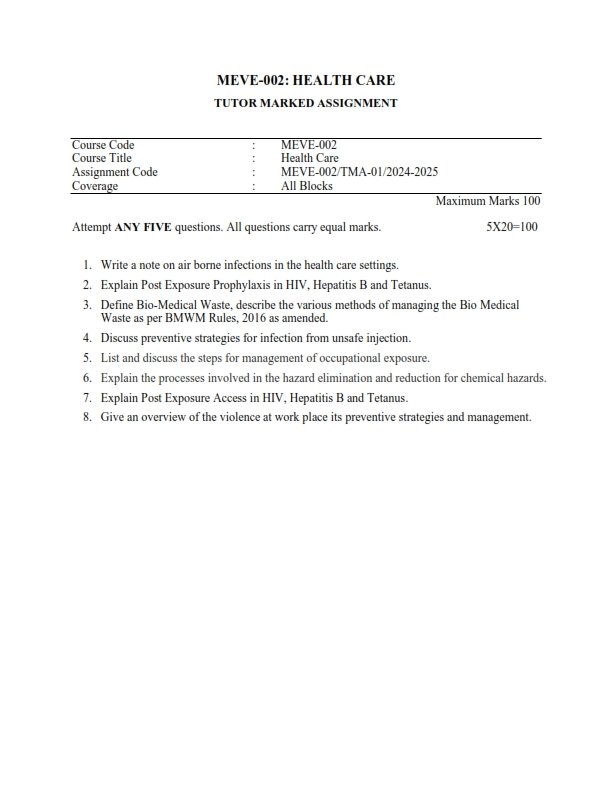 IGNOU MEVE-002 Solved Assignment 2024-25 English Medium - IGNOU Solved ... IGNOU MEVE-002 Solved Assignment 2024-25 English Medium - IGNOU Solved ...